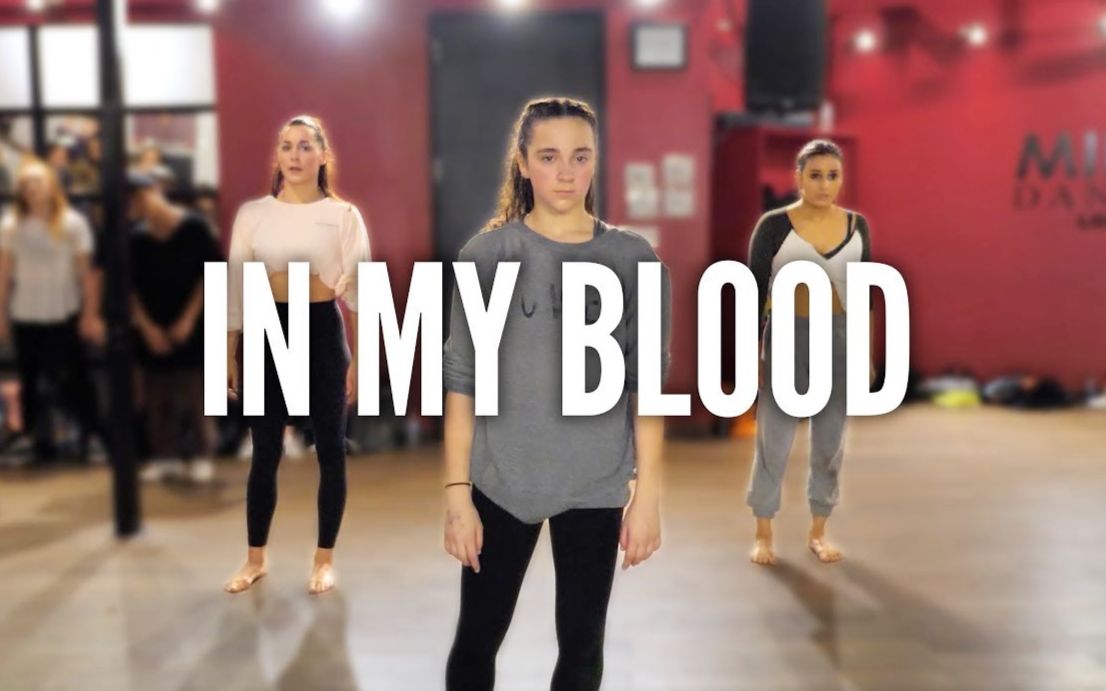 【红房子】美少女Kaycee客串Kyle Hanagami编舞萌德新单In My Blood_哔哩哔哩_bilibili