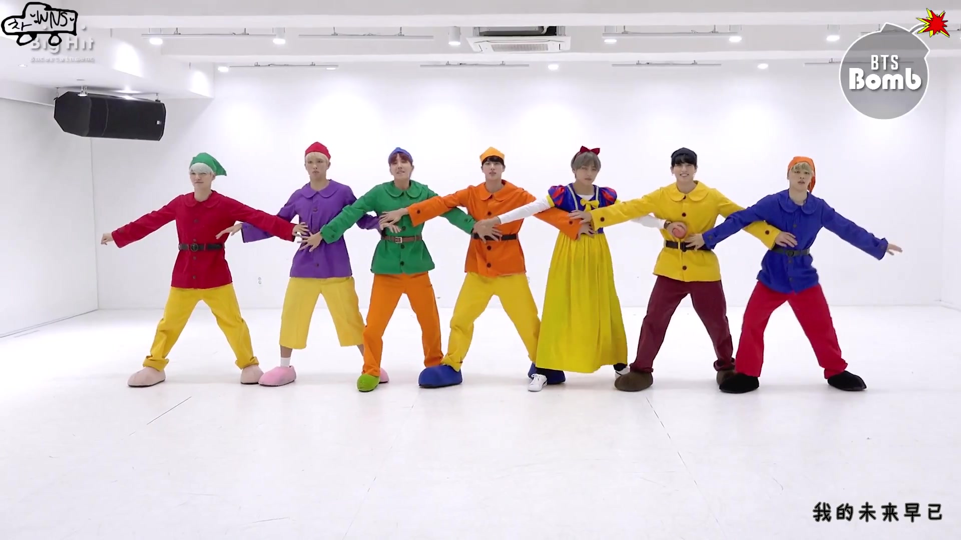 【WNS中字】171027 [BANGTAN BOMB]防弹少年团 'GO GO ' Dance Practice 万圣节ver_哔哩哔哩_bilibili