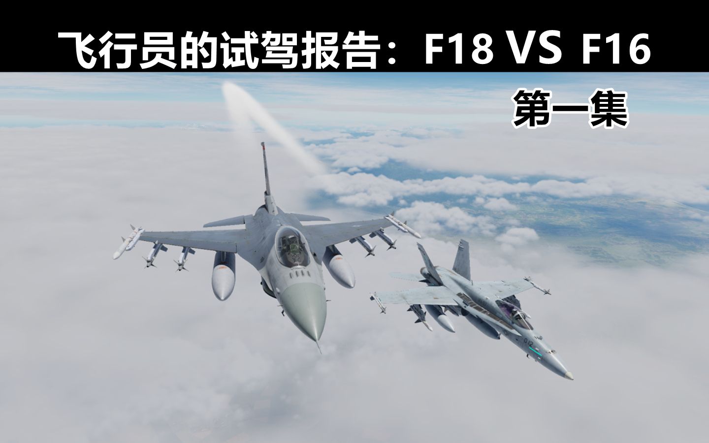 【美军飞行员的报告】：F18大黄蜂 VS F16蝰蛇，哪架飞机更厉害？第一集。-一只野飞友-一只野飞友-哔哩哔哩视频