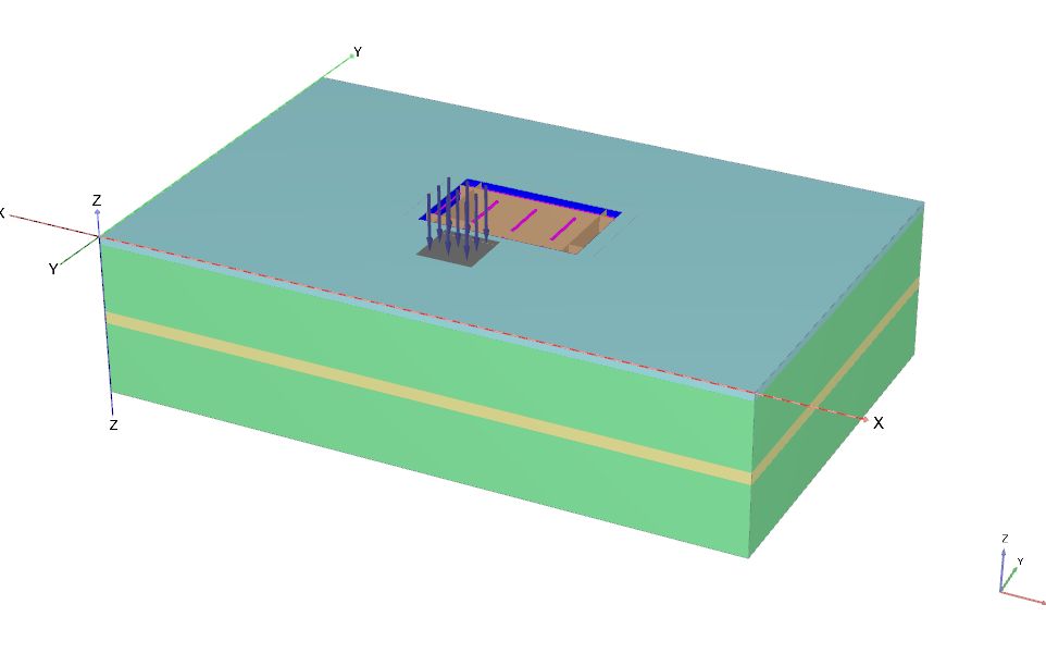 PLAXIS 3D 案例演示：基坑开挖_哔哩哔哩_bilibili