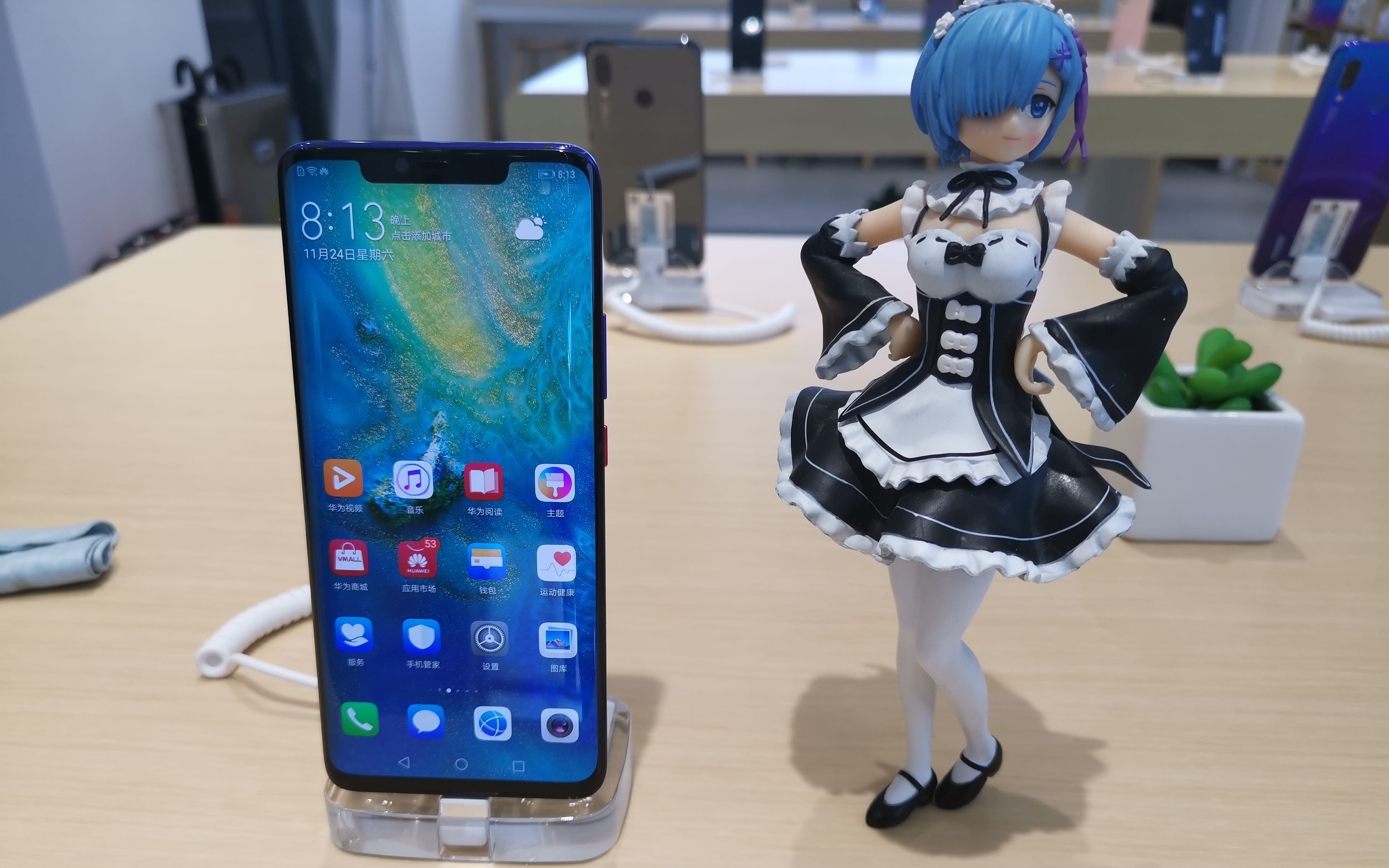 【华为 mate20 Pro 3D建模】雷姆手办 你的老婆复活了！_哔哩哔哩_bilibili