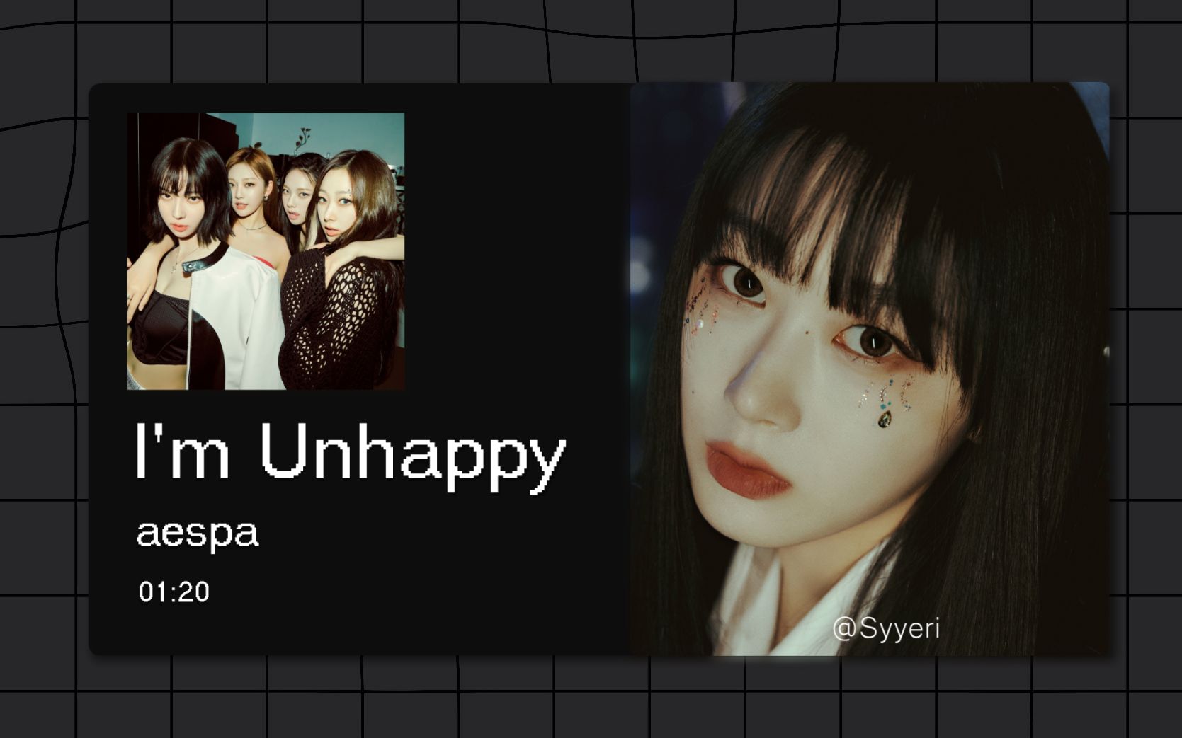 【8D环绕】I'm Unhappy - aespa 请佩戴耳机使用~-Syyeri-Syyeri-哔哩哔哩视频