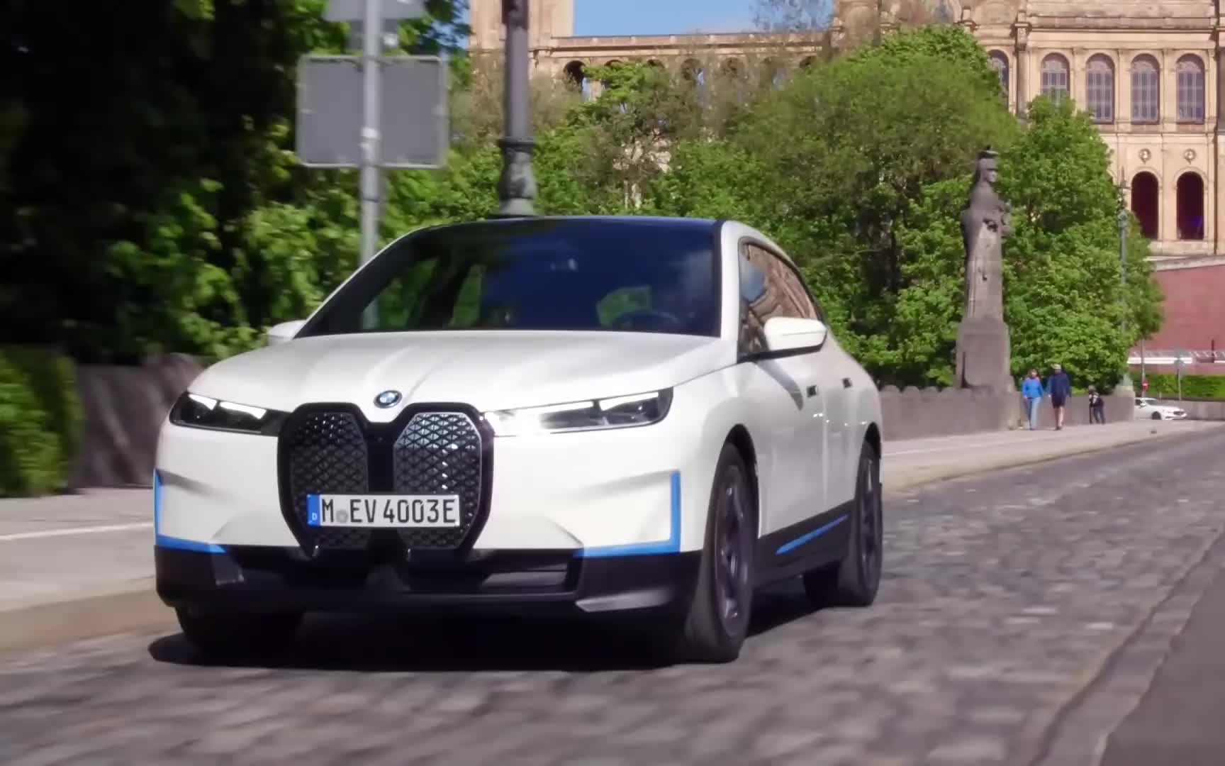 宝马电动SUV iX 2022 内饰，外观，行驶_哔哩哔哩_bilibili