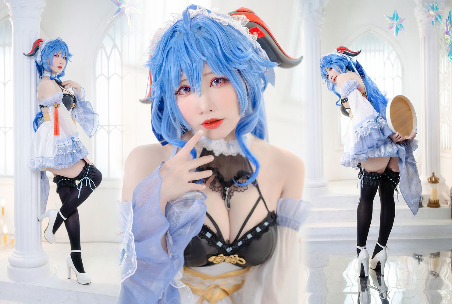 你的专属小女仆偷偷跳舞啦 ️恋爱循环 ️【甘雨COS】-吖静sizu222-吖静sizu222-哔哩哔哩视频