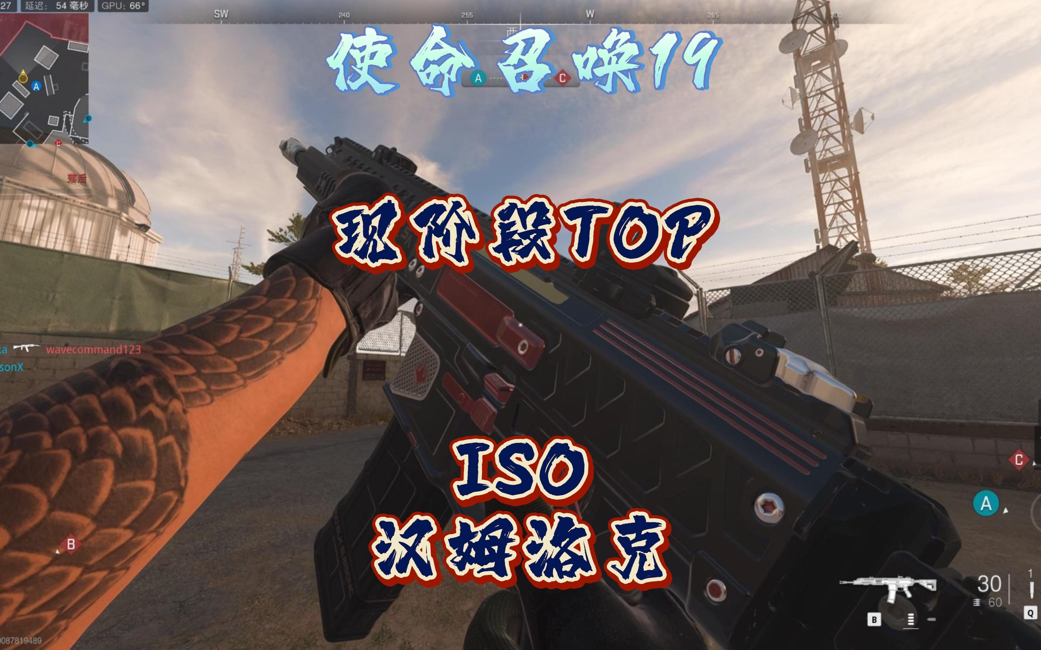 【使命召唤19】瞎极霸配枪——ISO汉姆洛克(APC556)