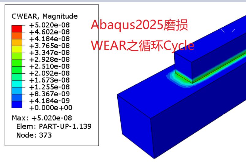 ABAQUS2025磨损WEAR之循环Cycle-ABAQUSer-ABAQUSer-哔哩哔哩视频
