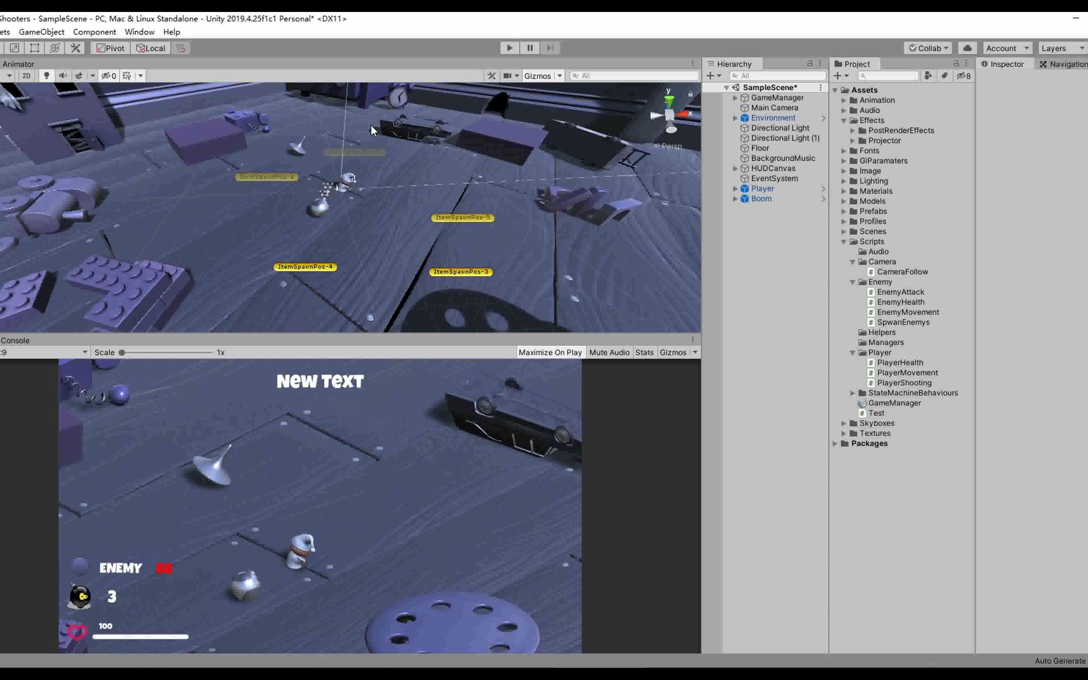 Unity3d 梦游射击-01-游戏介绍与讲解_哔哩哔哩_bilibili