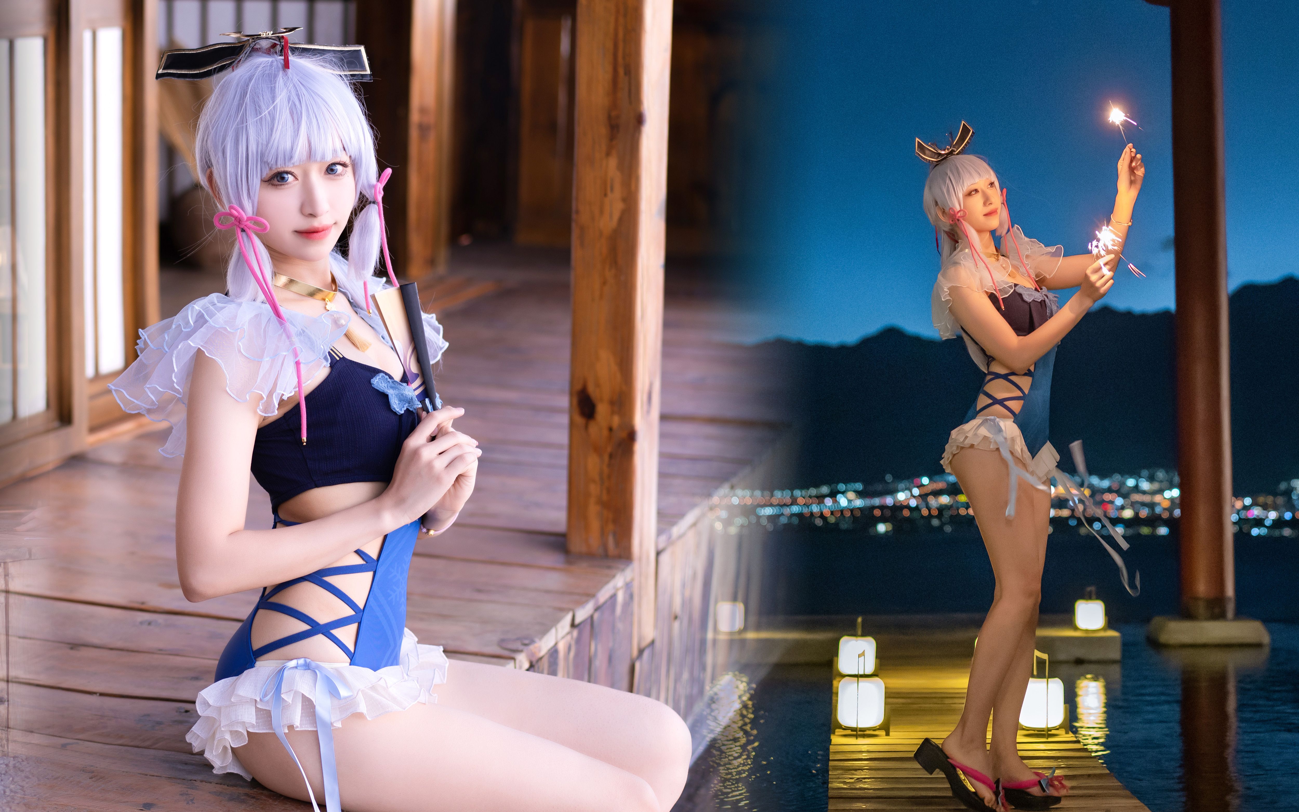 【北北】请...好好地看着我...神里绫华同人水着cos-北北miya-北北miya-哔哩哔哩视频