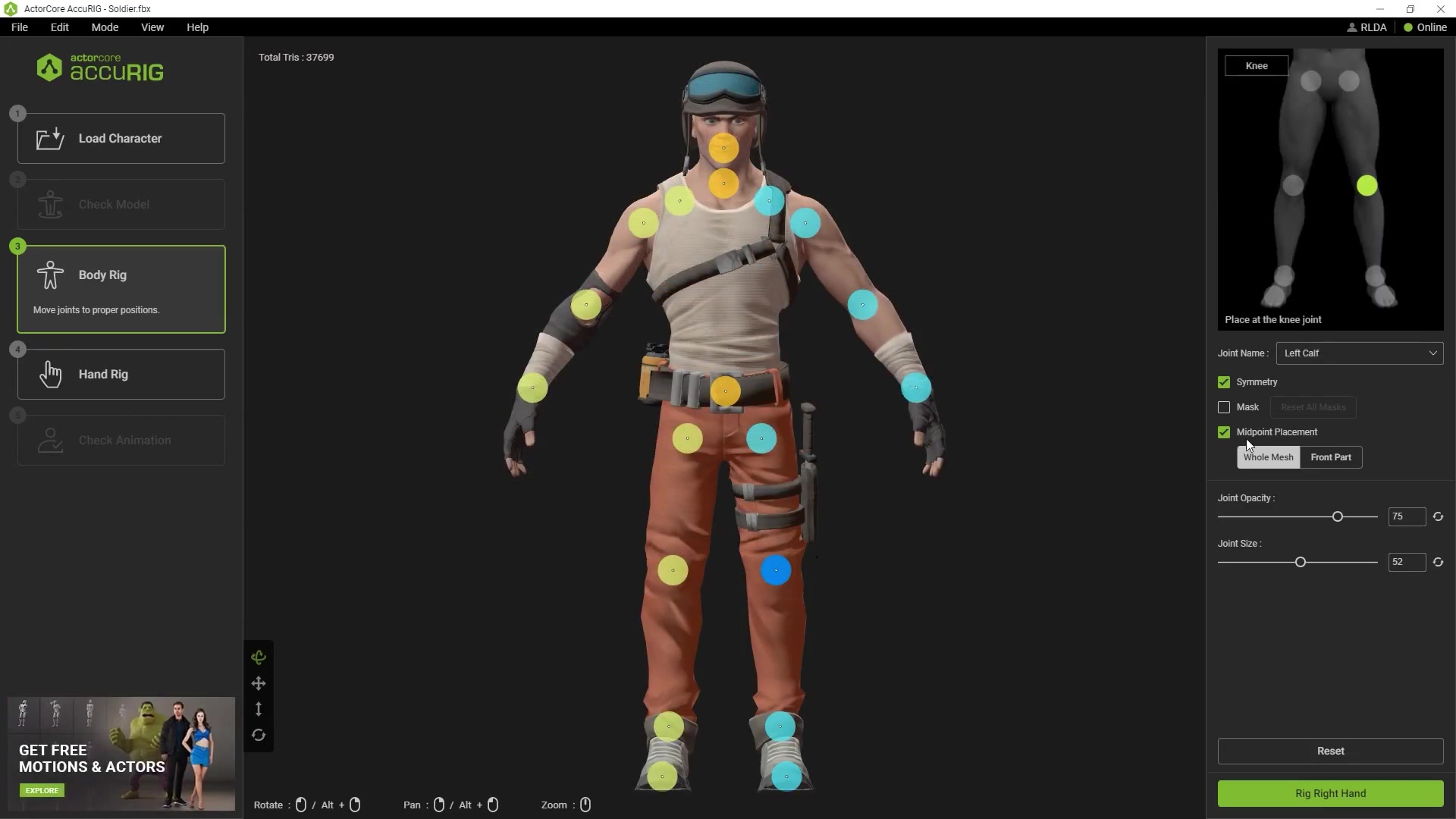 【人工中英】Reallusion ActorCore 教程 - AccuRIG 入门_哔哩哔哩_bilibili