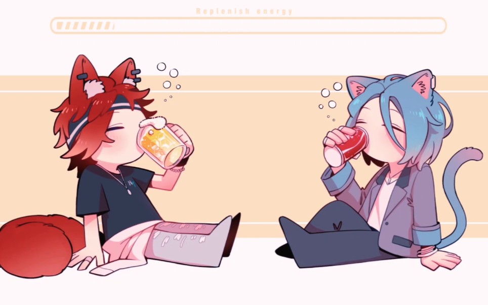 【ES2/手书】蜂双c只是在喝喝喝（？）_哔哩哔哩_bilibili