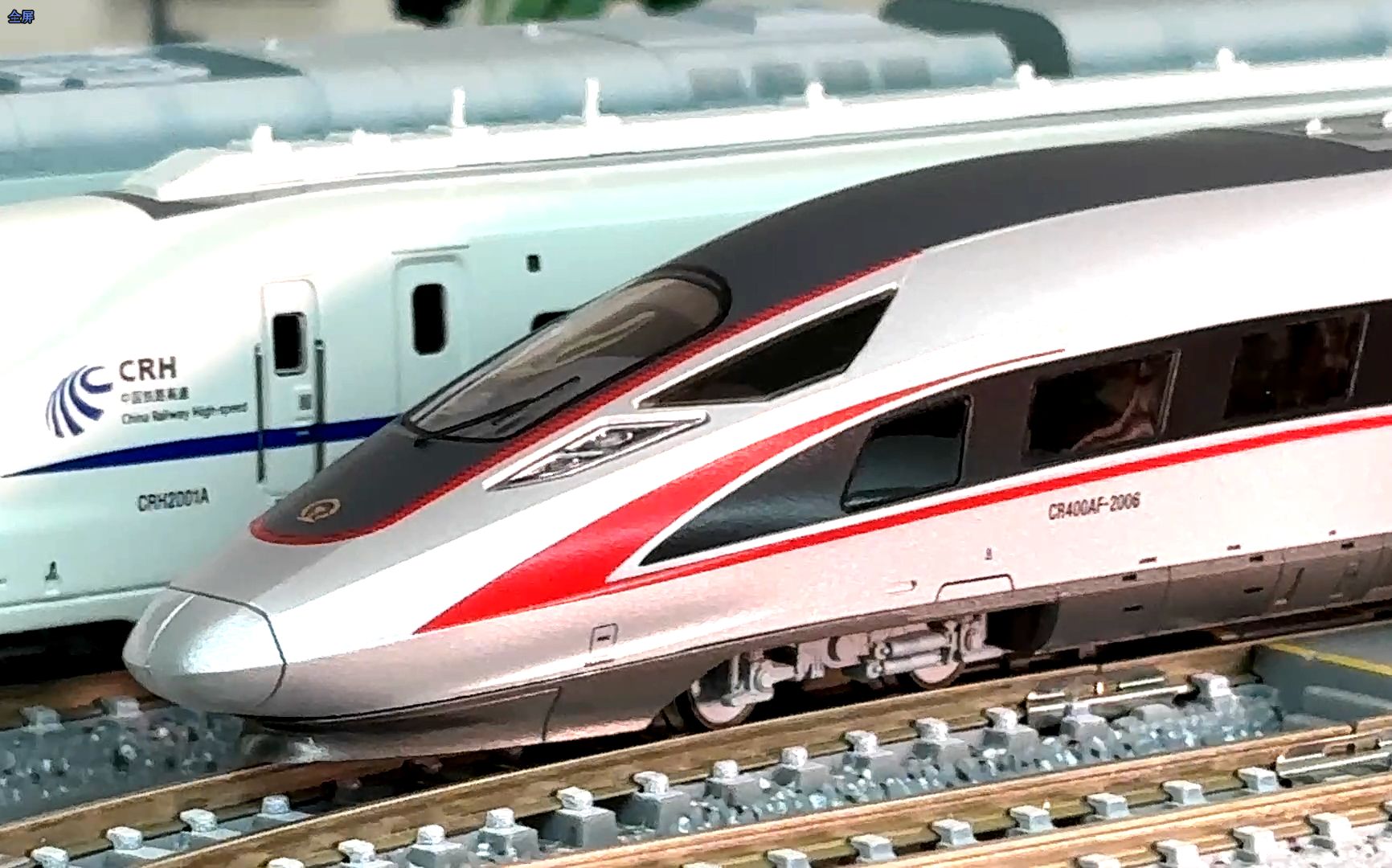 长鸣CR400AF动车组模型运行脱轨解决方法-Arles猫段-Arles猫段-哔哩哔哩视频