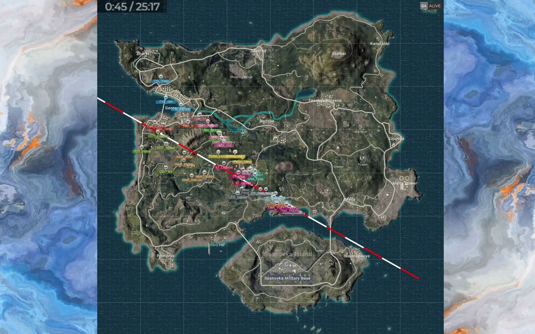 8月21日周决赛W4-G8-RBS队9淘汰吃鸡_绝地求生