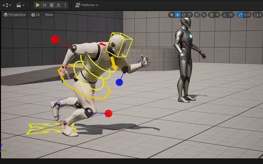 UE5手把手制作lyra动画蓝图教程-09（脚部IK 控制绑定Control Rig）