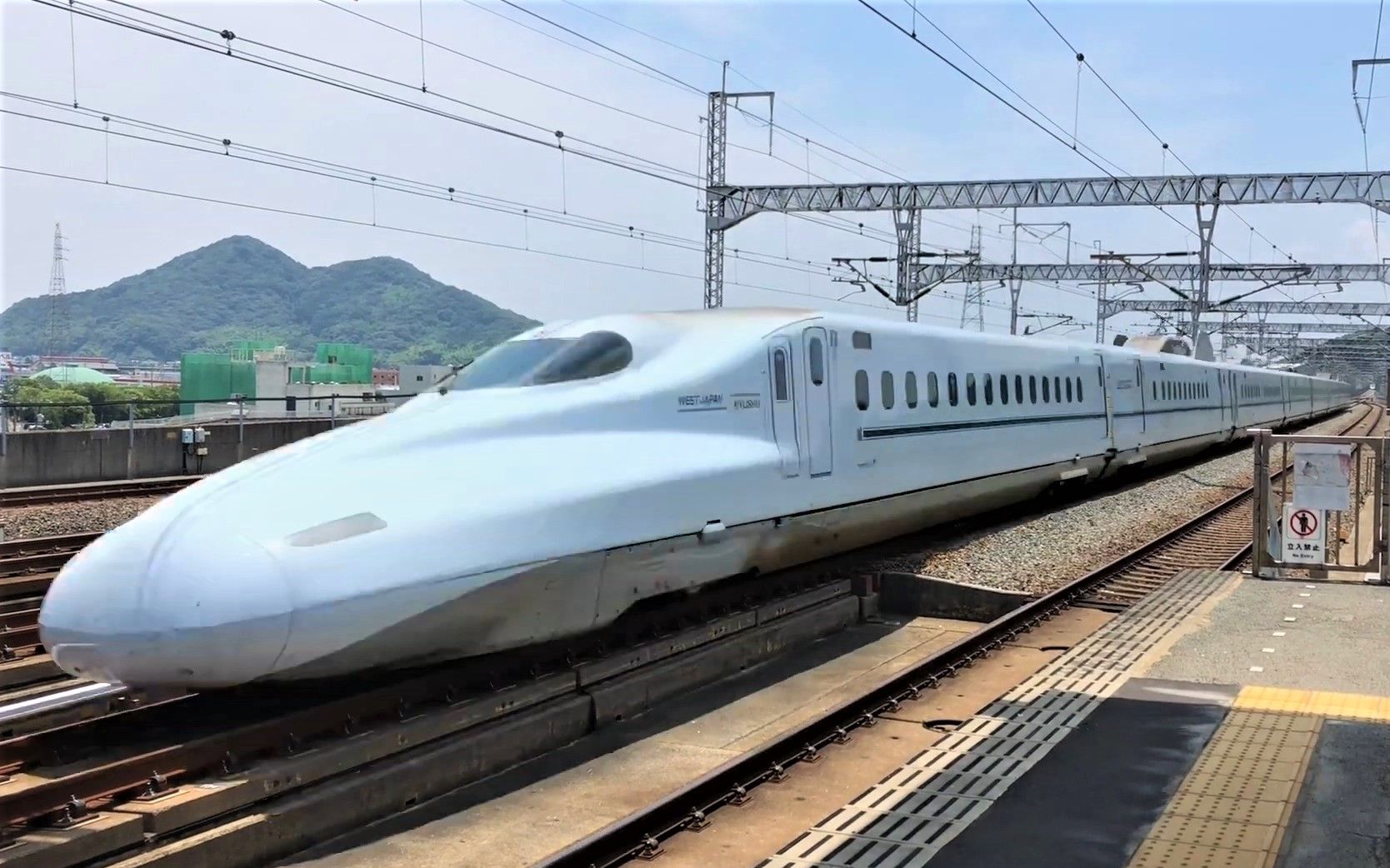 山阳新干线N700系7000番台正线通过新山口站_哔哩哔哩 (゜-゜)つロ 干杯~-bilibili