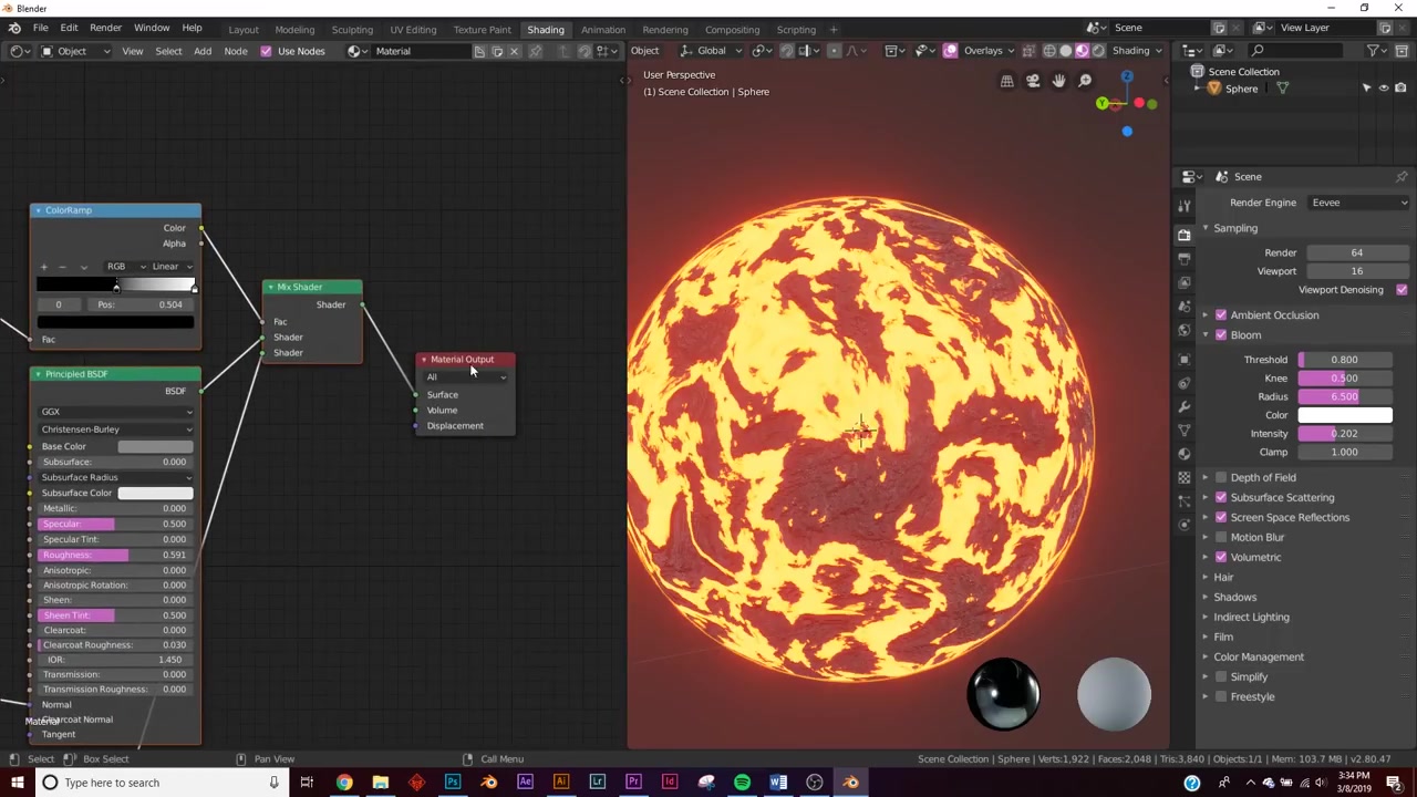 Blender - Procedural Lava Shader in Blender 2.8_哔哩哔哩_bilibili