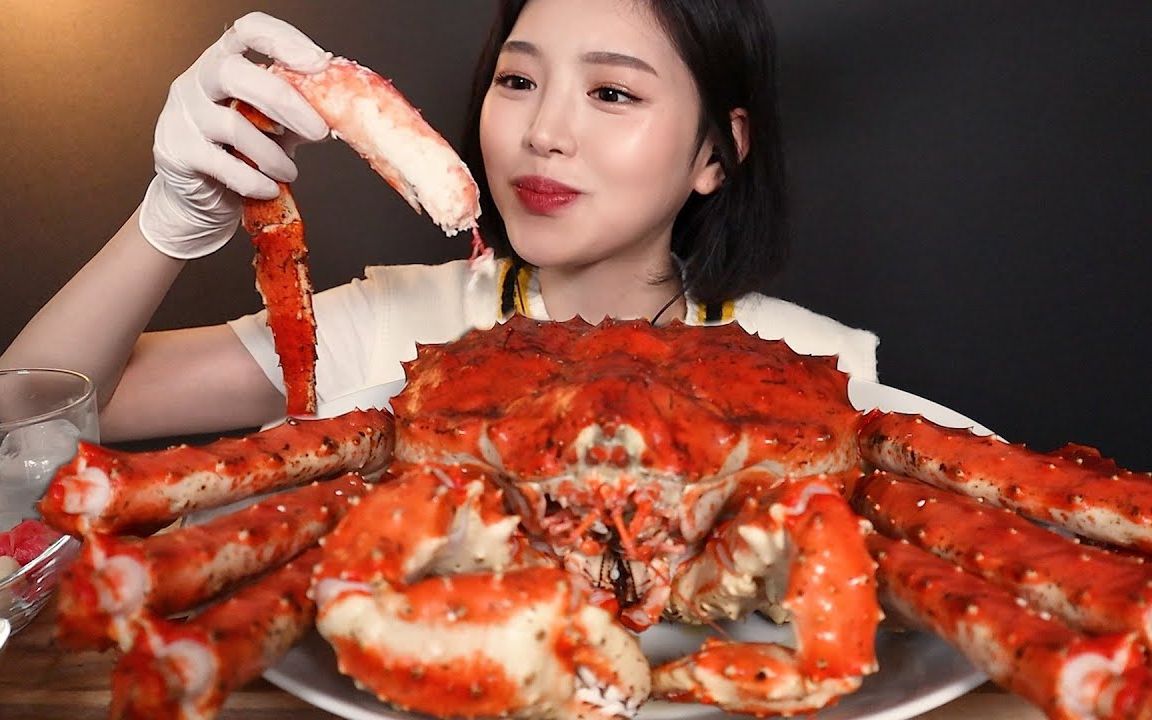 boki x 4.5Kg巨大帝王蟹拌饭-Boki福姬-Boki福姬-哔哩哔哩视频