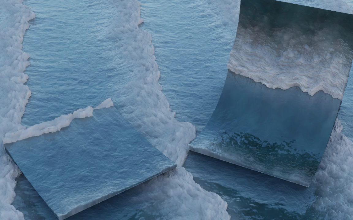 Blender Eevee 的海浪材质球 Ocean Wave Shader For Eevee_哔哩哔哩_bilibili