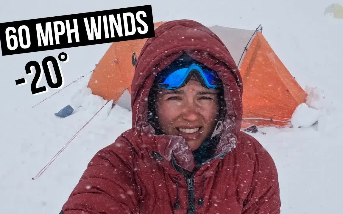 【南极野外露营——遭遇暴风雪60mph】 油管户外博主 Eva zu Beck 南极大冒险VLOG 户外探险_哔哩哔哩_bilibili
