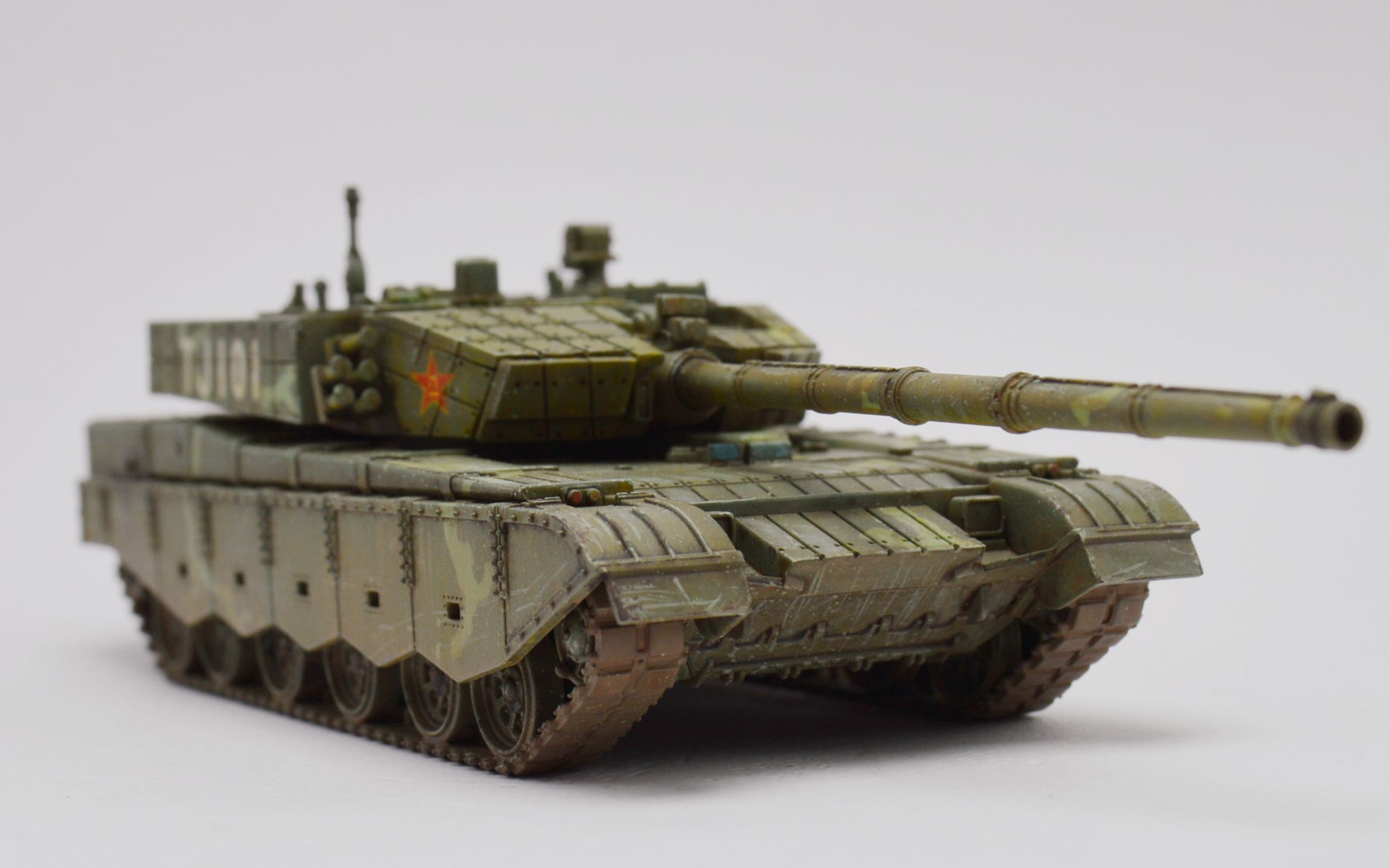 笔涂我的第一辆坦克 中国ZTZ-99A主战坦克 1/72比例-白羊模型涂装-白羊模型涂装-哔哩哔哩视频