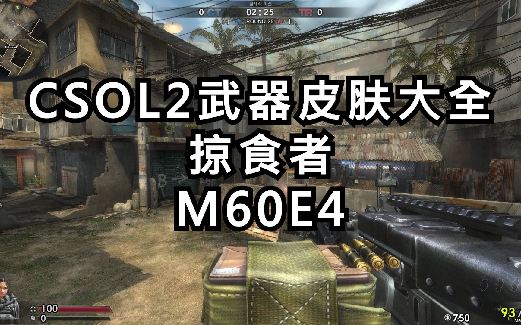 【CSOL2武器皮肤大全】掠食者 M60E4_CSOL
