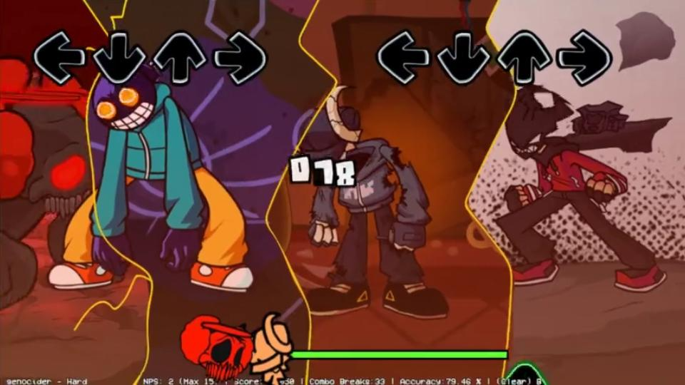 优质mod FNF: Tricky & Whitty vs Tabi & Agoti