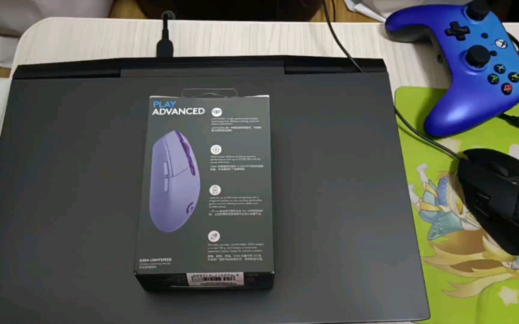 紫色罗技 g304开箱_哔哩哔哩_bilibili