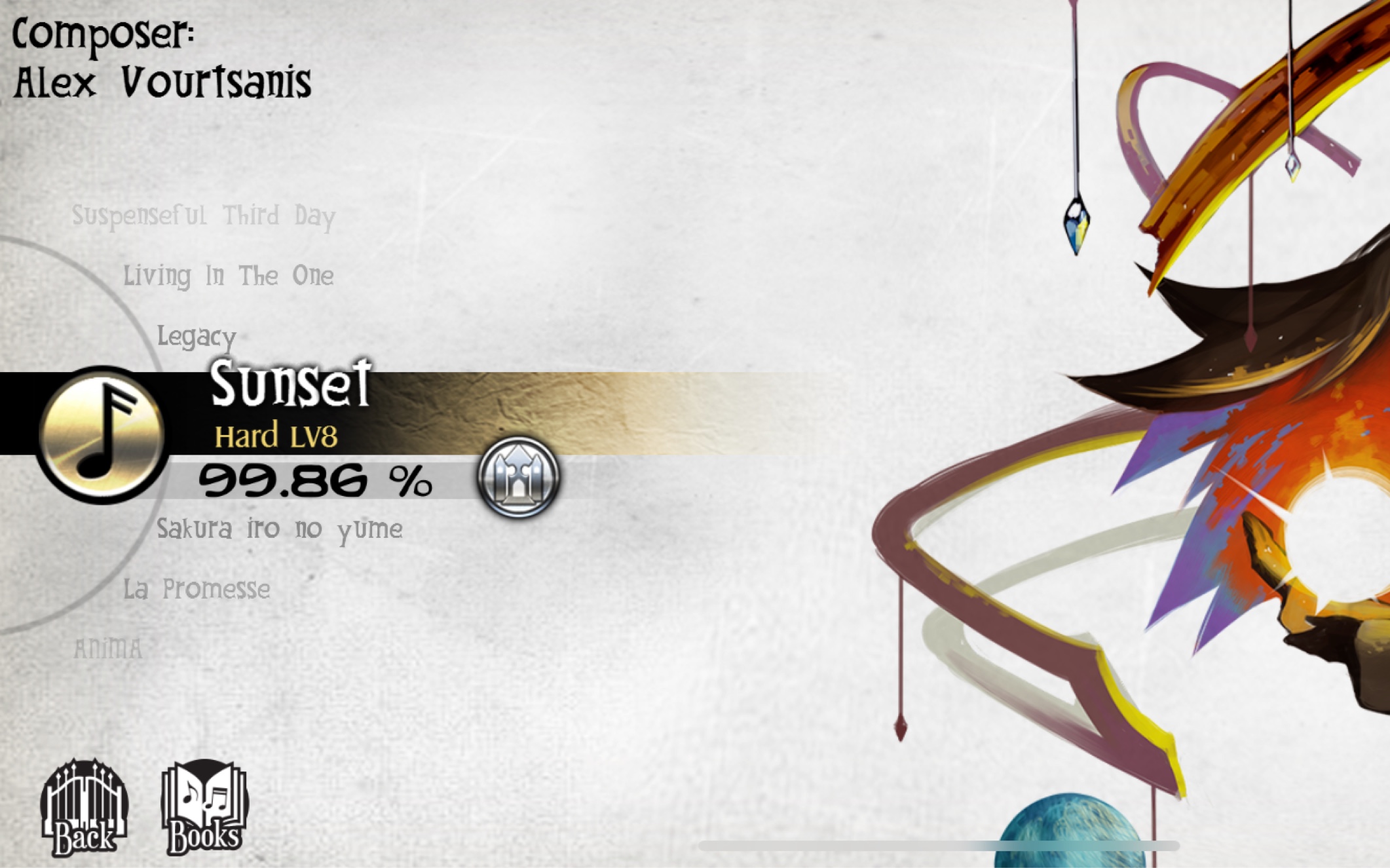 Deemo-Sunset Hard Lv8 Full Combo_哔哩哔哩_bilibili