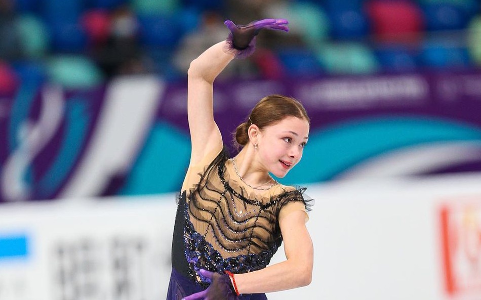 【21-22俄青】萨萨 Sofia SAMODELKINA(138.22) 女单自由滑_哔哩哔哩_bilibili