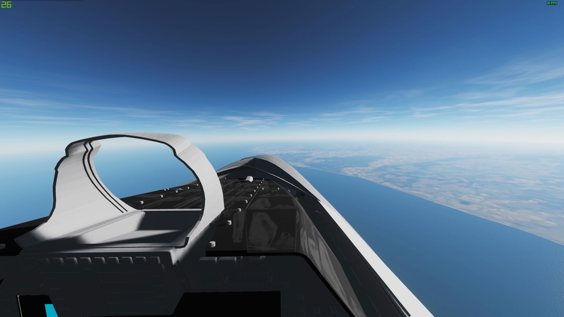 PCS J20观光机模组飞行演示【DCS world 】（禁止AI互锤警告）_哔哩哔哩_bilibili