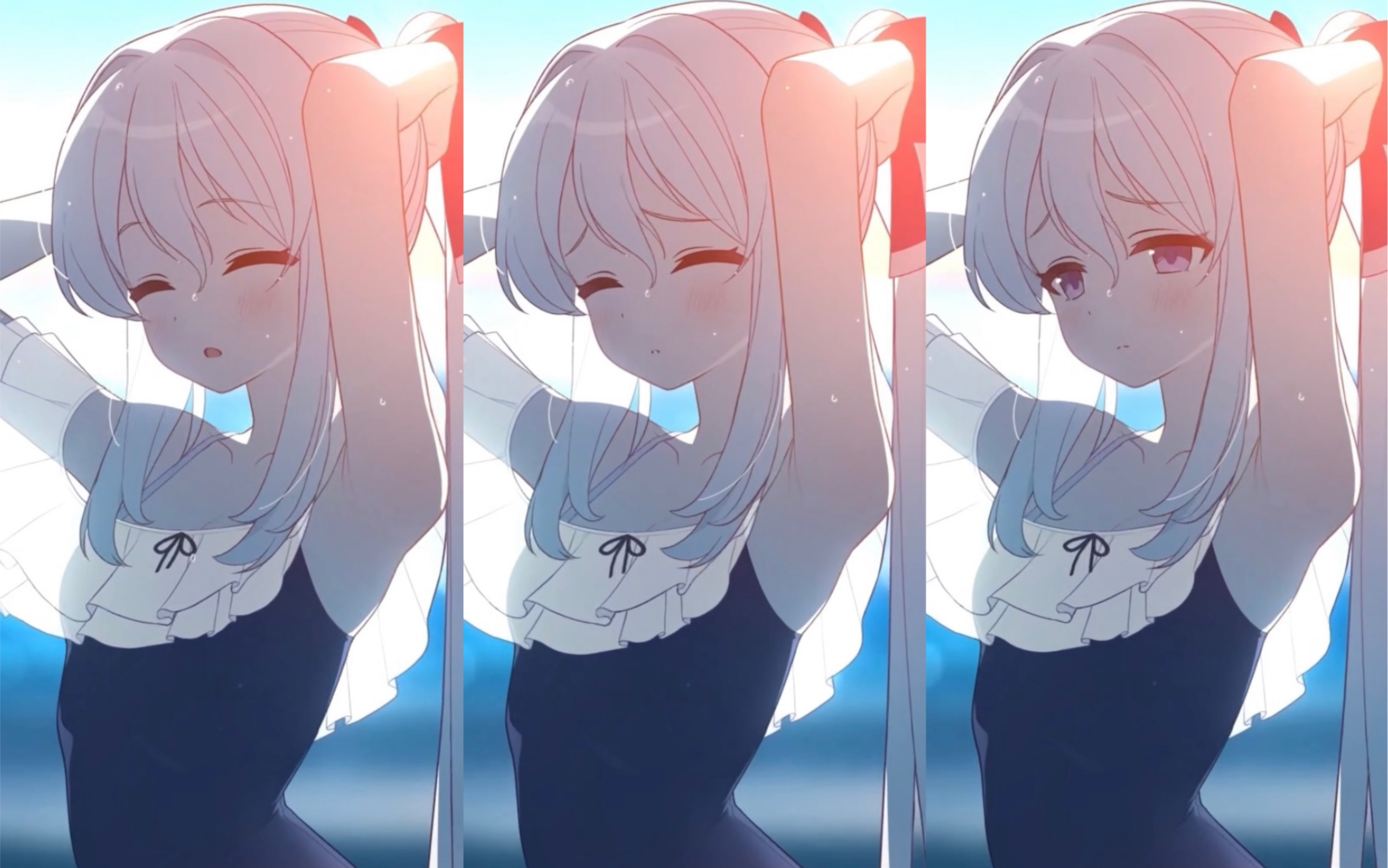 【碧蓝档案】4k/60 泳装宫子 L2D鉴赏