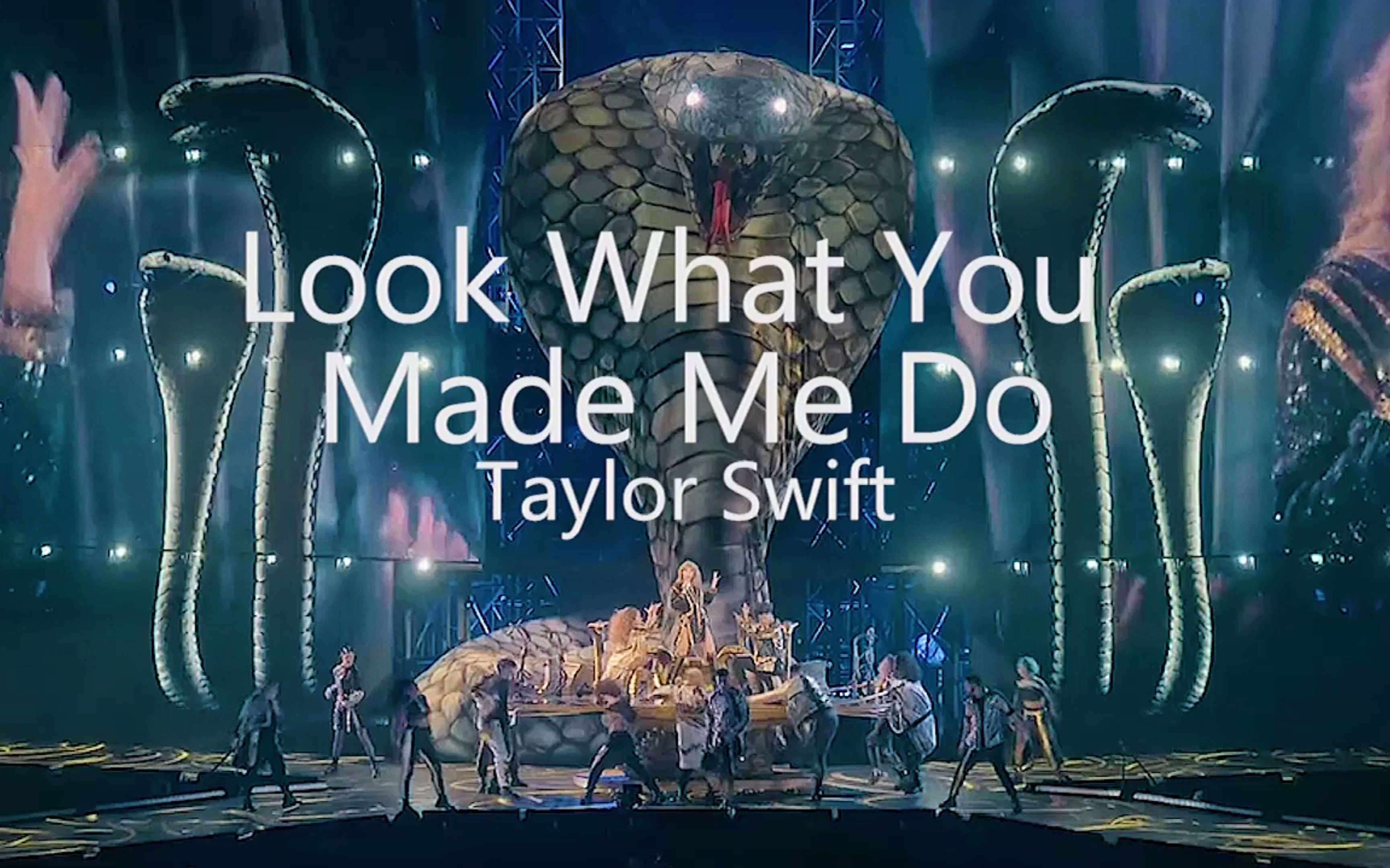 Taylor Swift - 杜比全景声 Look What You Made Me Do Live (Reputation 2018 ...