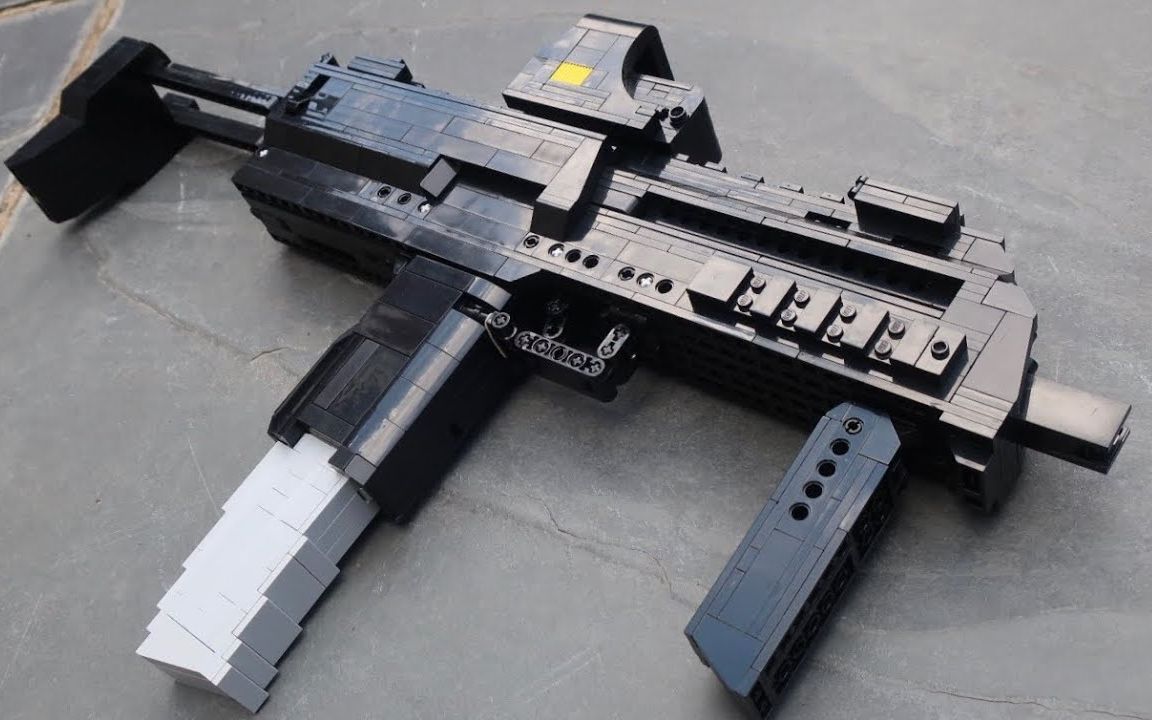 【附图纸购买链接】Lego MP7 SMG (Working)_哔哩哔哩_bilibili