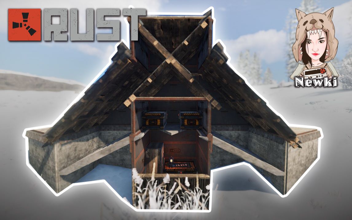 【Newki视频#36】Rust腐蚀/强劲地堡抗炸密室内核 封闭式藏物资 楼梯抗炸法 可扩建_哔哩哔哩_bilibili
