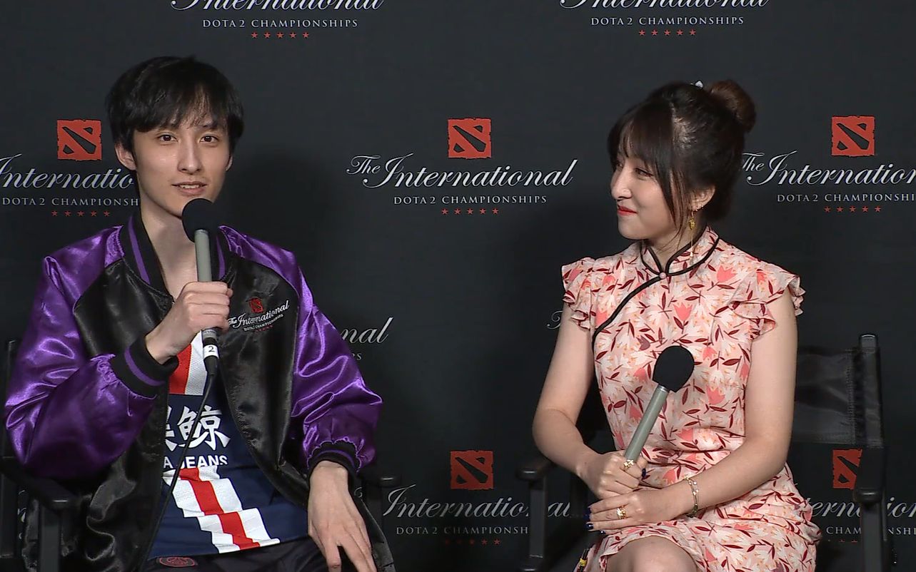 【TI9】AME官方赛后采访：想要暴击不用喊_哔哩哔哩_bilibili