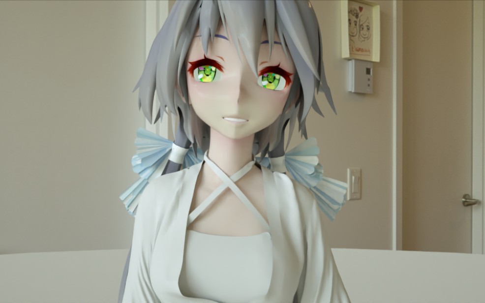 【C4DOC】【布料解算】【下山】天依给你拜年了！_哔哩哔哩_bilibili