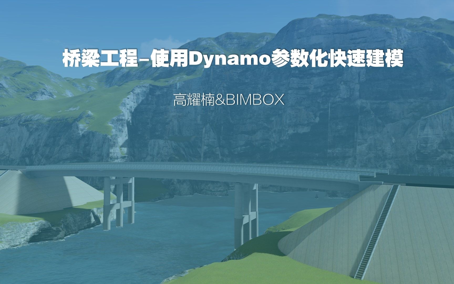 40节硬课，死磕 Revit+Civil 3D+Dynamo 桥梁参数化建模！_哔哩哔哩_bilibili