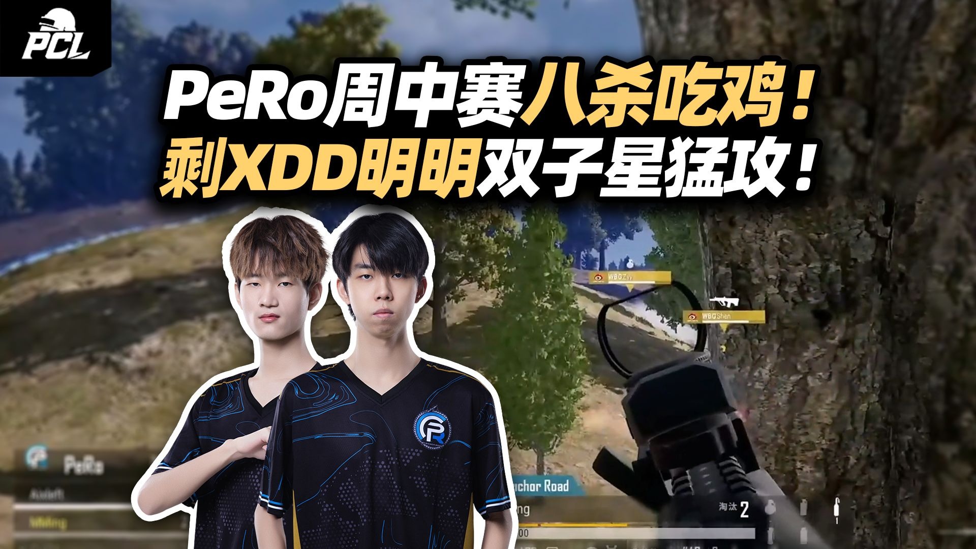 PeRo周中赛八杀吃鸡！坏消息 决赛圈只剩两个 好消息 剩的是XDD明明！-小叮当频道-小叮当频道-哔哩哔哩视频