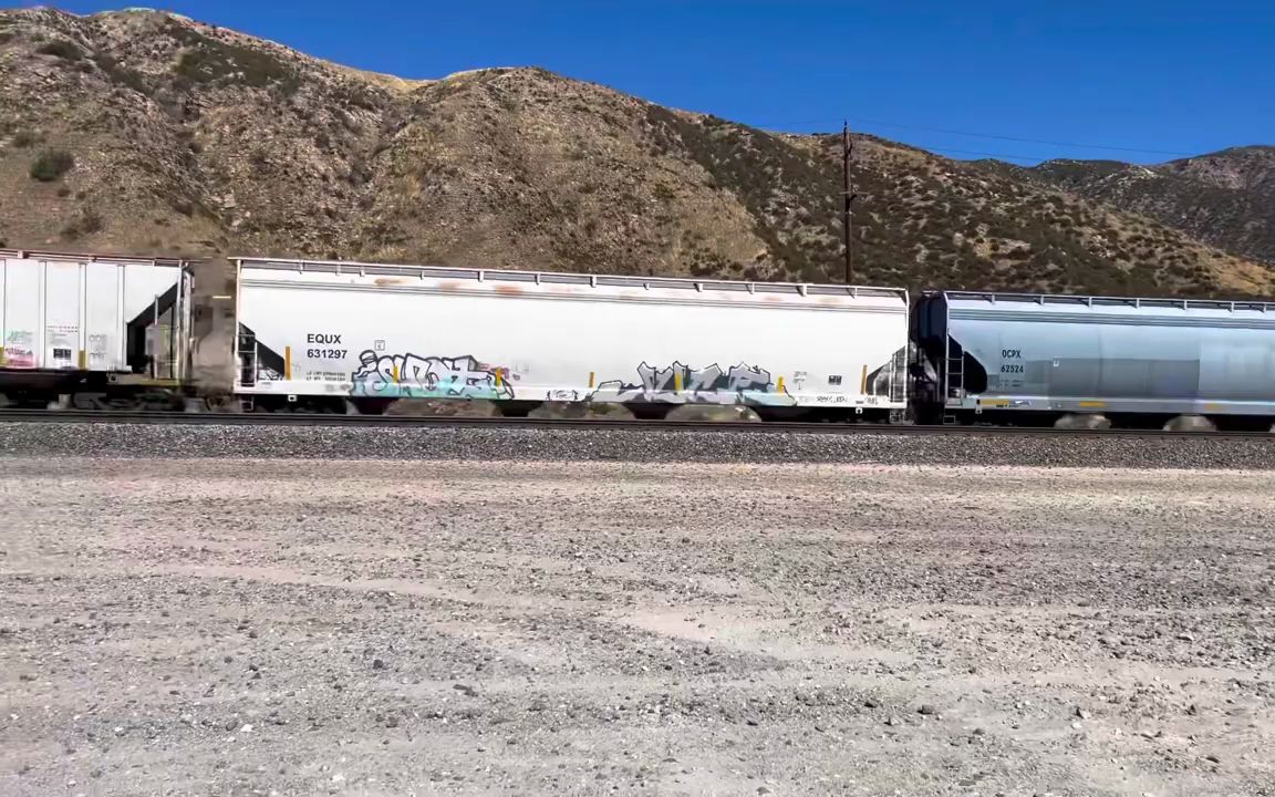 Last Call for Trains! Final Of The Day. Buddy Calls It a Day. BNSF Manifest Trai_哔哩哔哩_bilibili