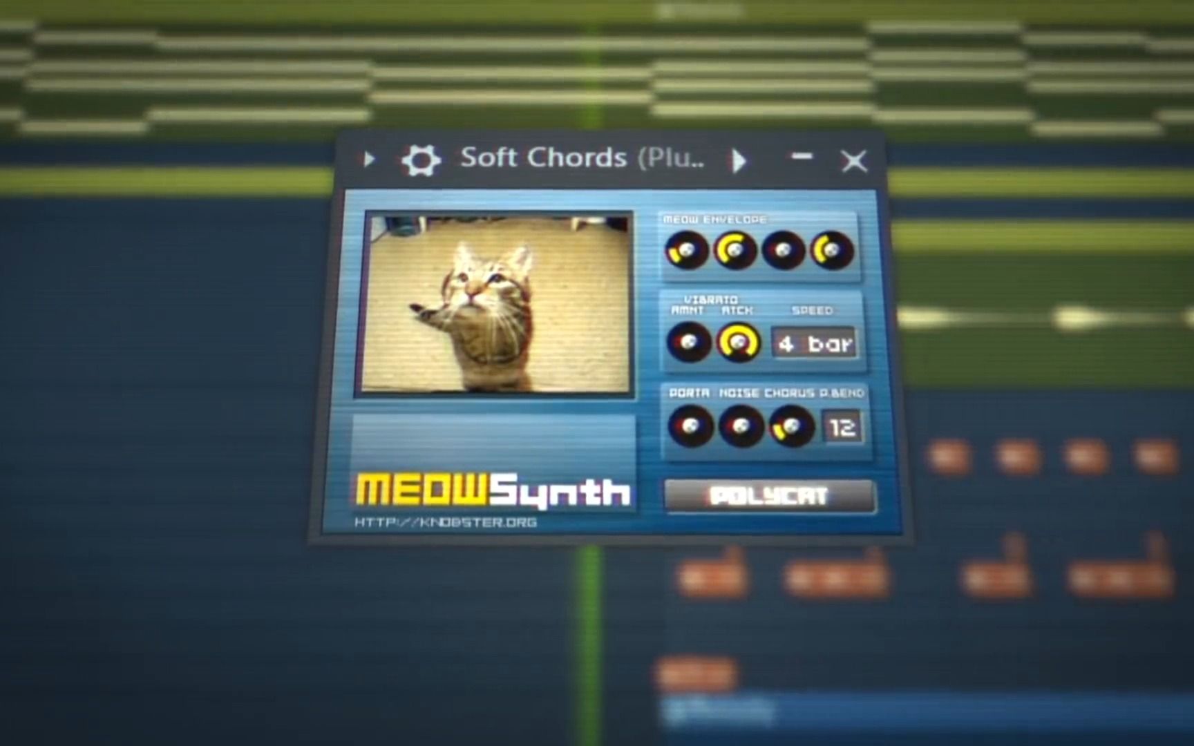 C418 - Sweden，但是猫猫合成器（meowsynth）