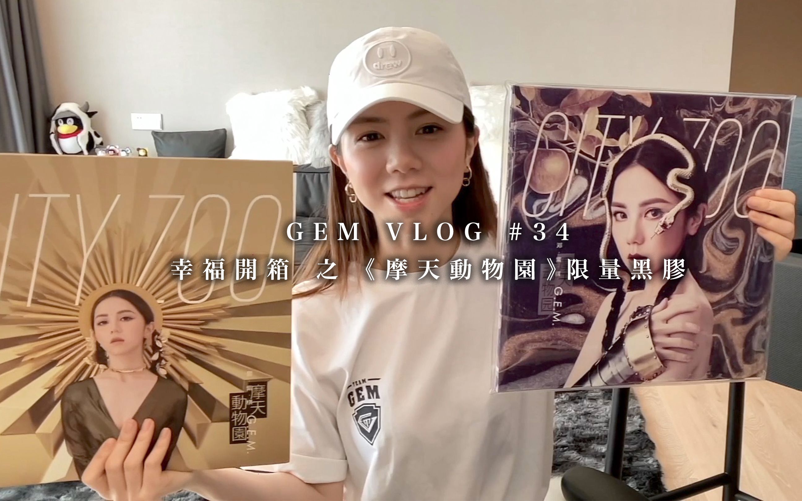 【邓紫棋的VLOG】幸福开箱 之《摩天动物园》限量黑胶-GEM邓紫棋工作室-GEM邓紫棋工作室-哔哩哔哩视频
