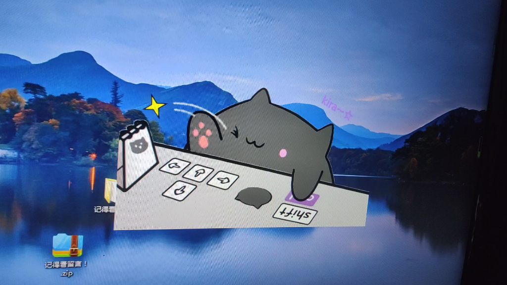 【桌宠Cattuber】重新翻新了一下自己的桌子，简简单单测试一下了，IIDX的桌子功能已经没啥问题了