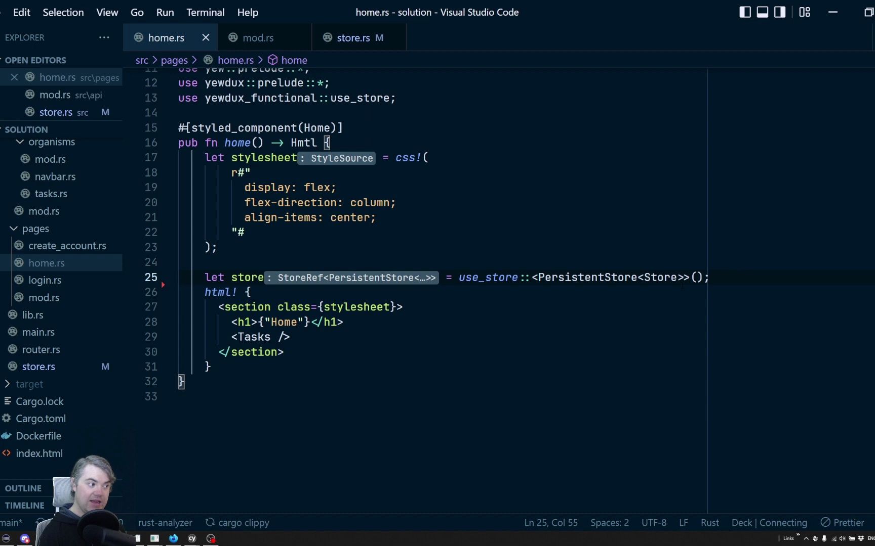 57Project Solution Live Code 7 - Introduction to Yew.rs-DA-C8H11NO2-DA-C8H11NO2-哔哩哔哩视频