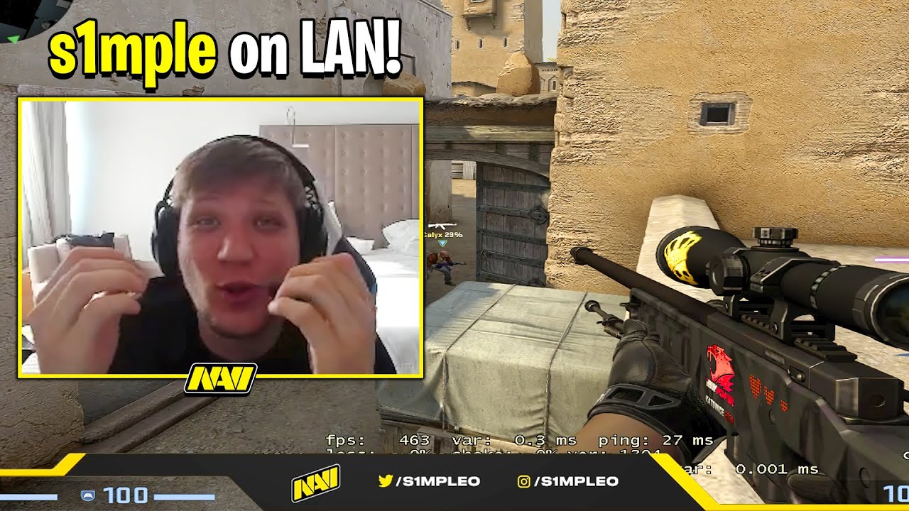 vLADOPARD s1mple plays & streams fpl from IEM Cologne LAN! | csgo_网络游戏热门视频