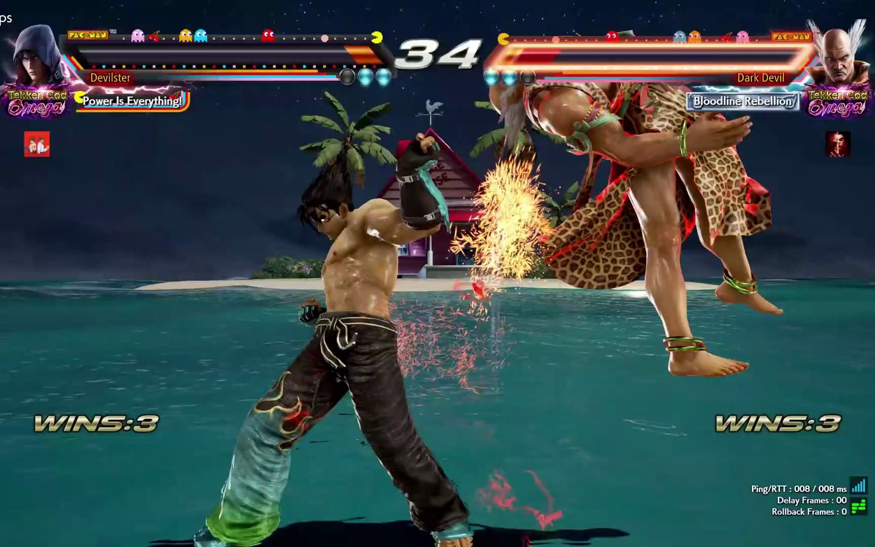 [铁拳7] 豪鬼 WS2连段