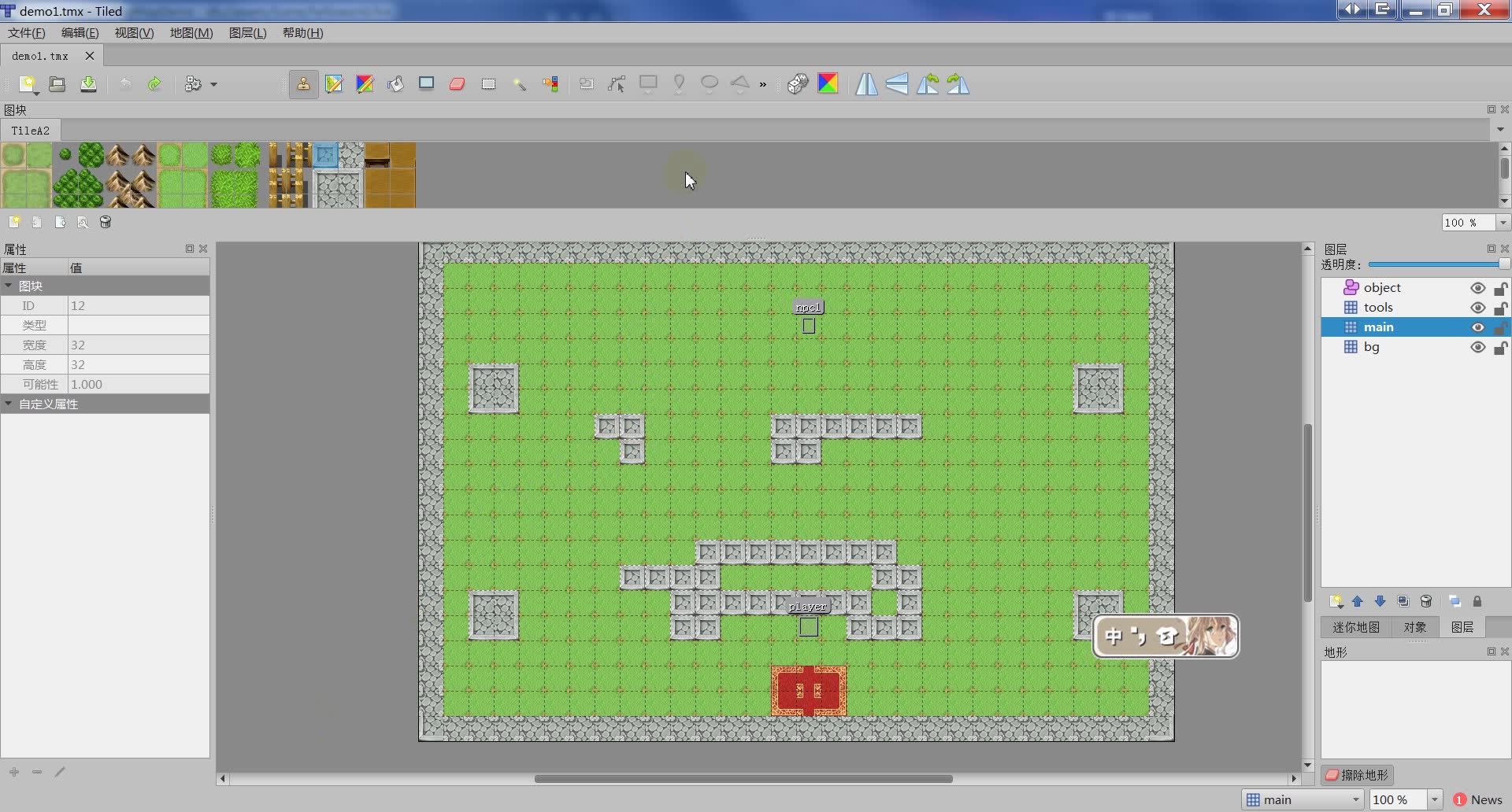 CocosCreator + TileMap 自动寻路_哔哩哔哩_bilibili