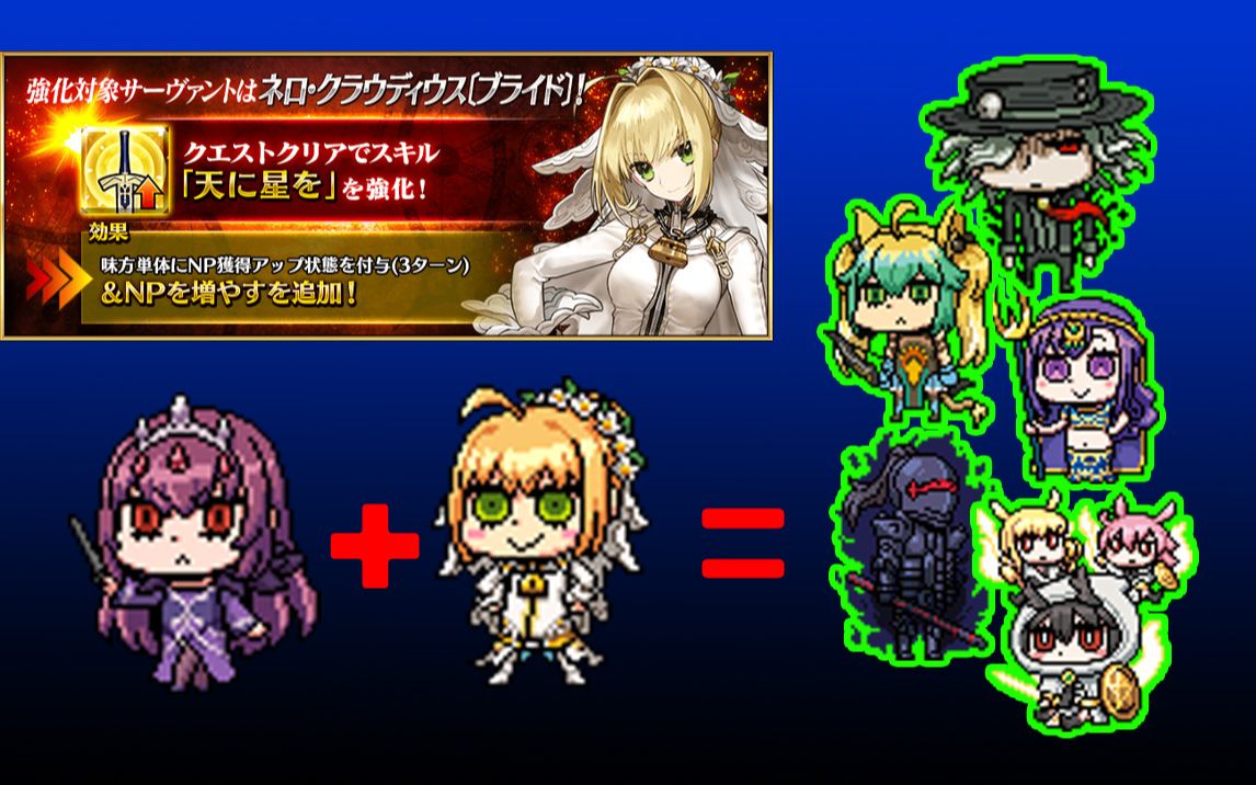 【FGO】UMU！让你单CBA就起飞！ 〔花嫁尼禄史诗级强化〕_哔哩哔哩_bilibili