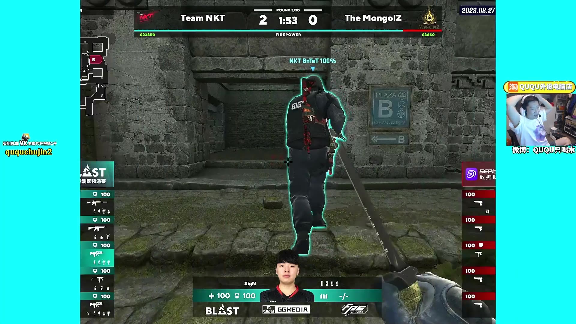 BLAST秋季预选赛 NKT 对阵 TheMongolz-CSGO-QUQU-CSGO-QUQU-哔哩哔哩视频