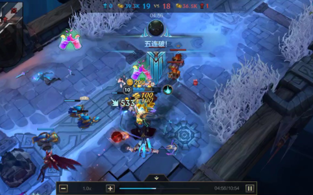 lolm极地大乱斗派克五杀_哔哩哔哩_bilibili