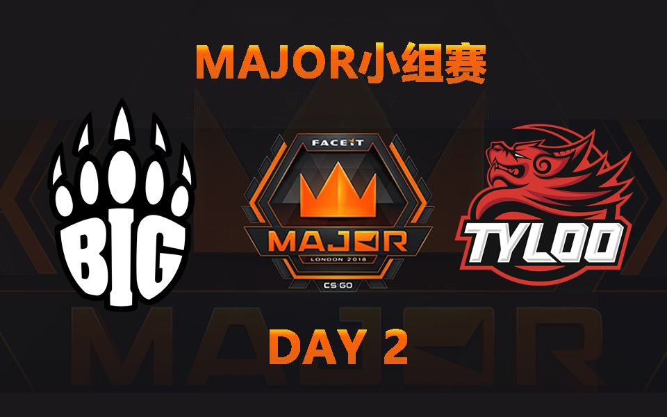 伦敦Major小组赛 Tyloo vs BIG DAY2_哔哩哔哩_bilibili