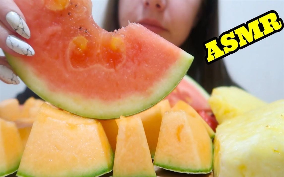 【Candoos】美国超萌的天使妹妹和家人吃水果w~_哔哩哔哩 (゜-゜)つロ 干杯~-bilibili